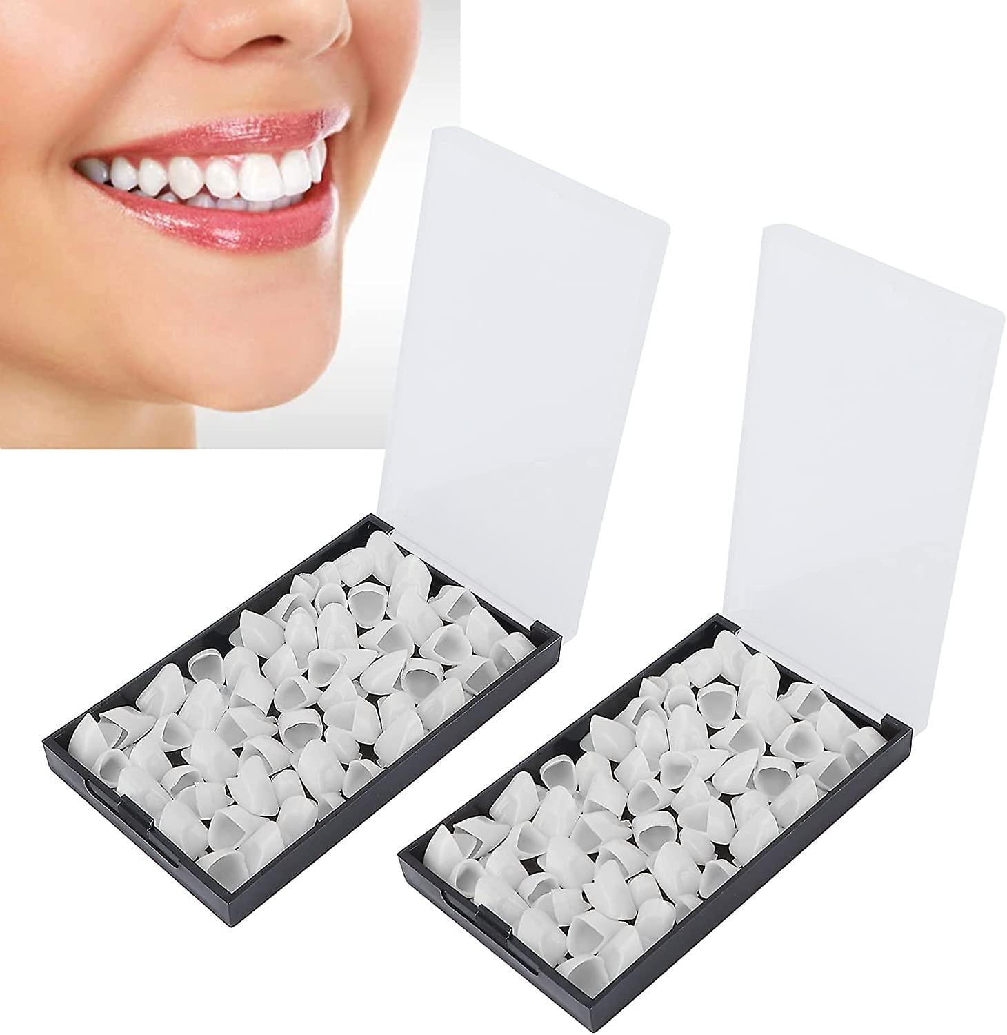 100 Piece Dental Temporary Crowns Front Teeth Back Teeth Temporary ...