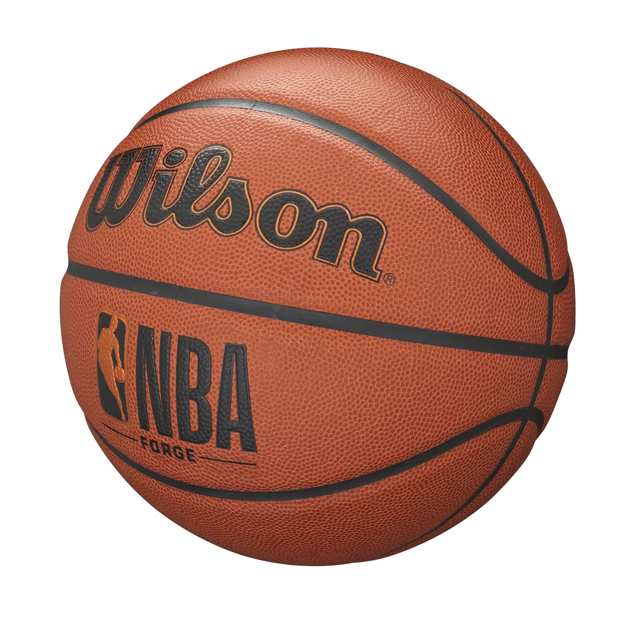 Buy Wilson NBA Forge Indoor/Outdoor Basketball, Brown, 29.5 in Online ...