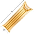 Pool Central 6' Inflatable Golden Swimming Pool Mattress Float ...