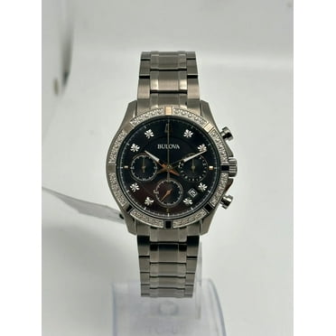 Bulova Men's Dress Classic Multi-Function Watch with Diamonds 96D143 ...
