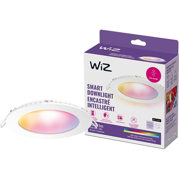 WiZ Clear 40W BA11 Tunable White Filament LED Smart Candle-Shaped Bulb ...