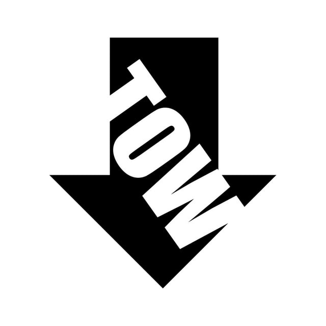 TOW Point Sticker Decal Die Cut - Self Adhesive Vinyl - Weatherproof ...