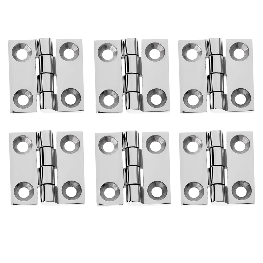 6x Heavy Duty Marine Grade Cast 316 Stainless Steel Hinges Deck Boat ...