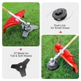 Gas Powered Weed Wacker 2 Cycle 51.7CC Cordless Brush Cutter Straight ...