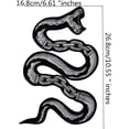 1 piece Snake Patch Iron on Patch Embroidered Patch Applique for Jacket ...