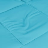 BNM Solid Comforter Down Alternative Bedding, King, Winter Blue ...