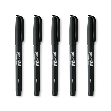 Pen+Gear Permanent Markers, Fine Point, Black Color, 2 Count - Walmart.com