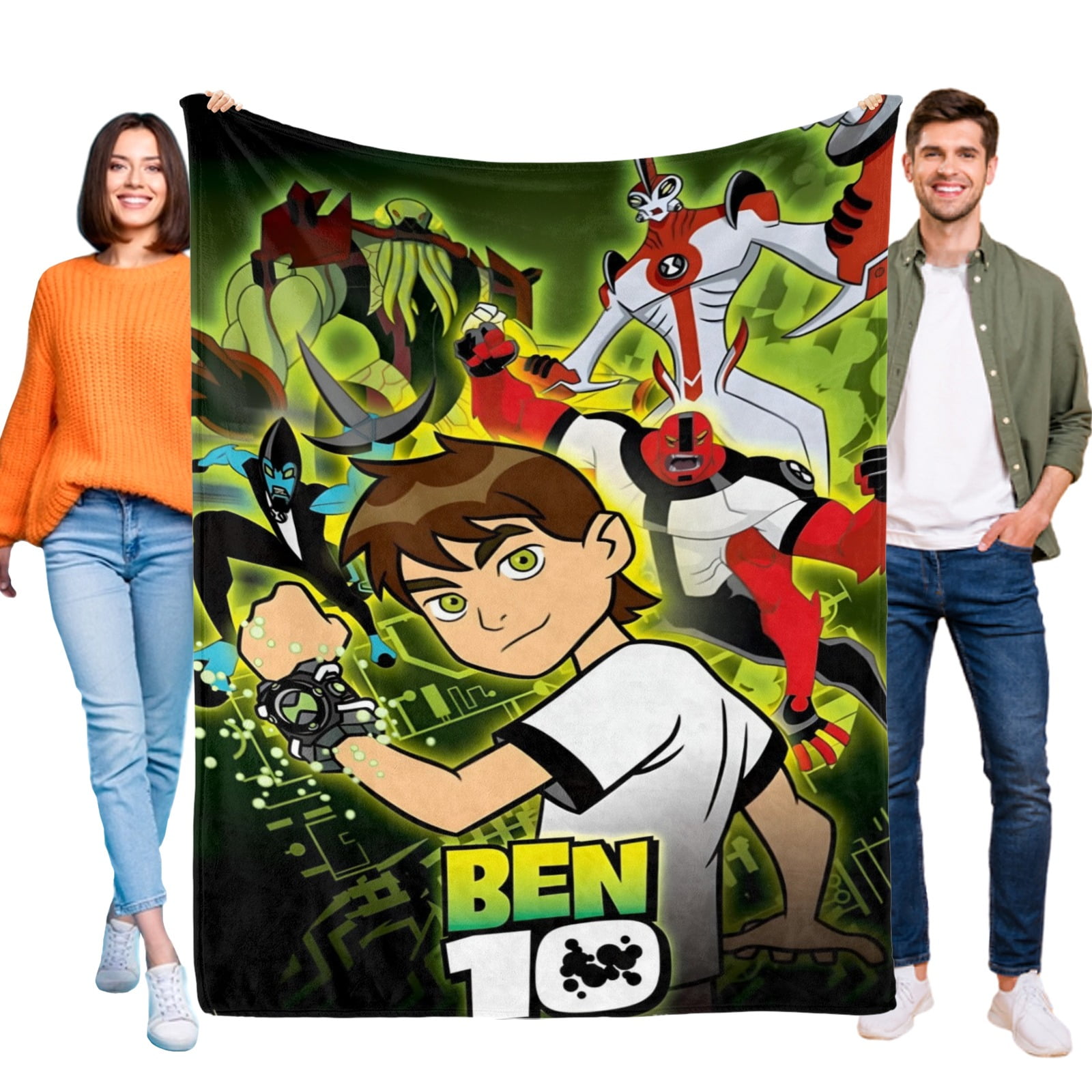 Ben 10 anti-pilling, suave, ligera, esponjosa y acogedora de lujo para ...