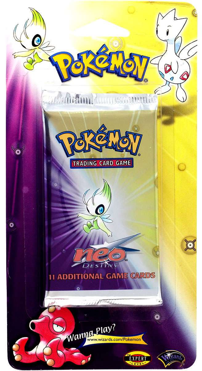 Pokemon Trading Card Game Neo Destiny BLISTER Booster Pack (11 Cards ...