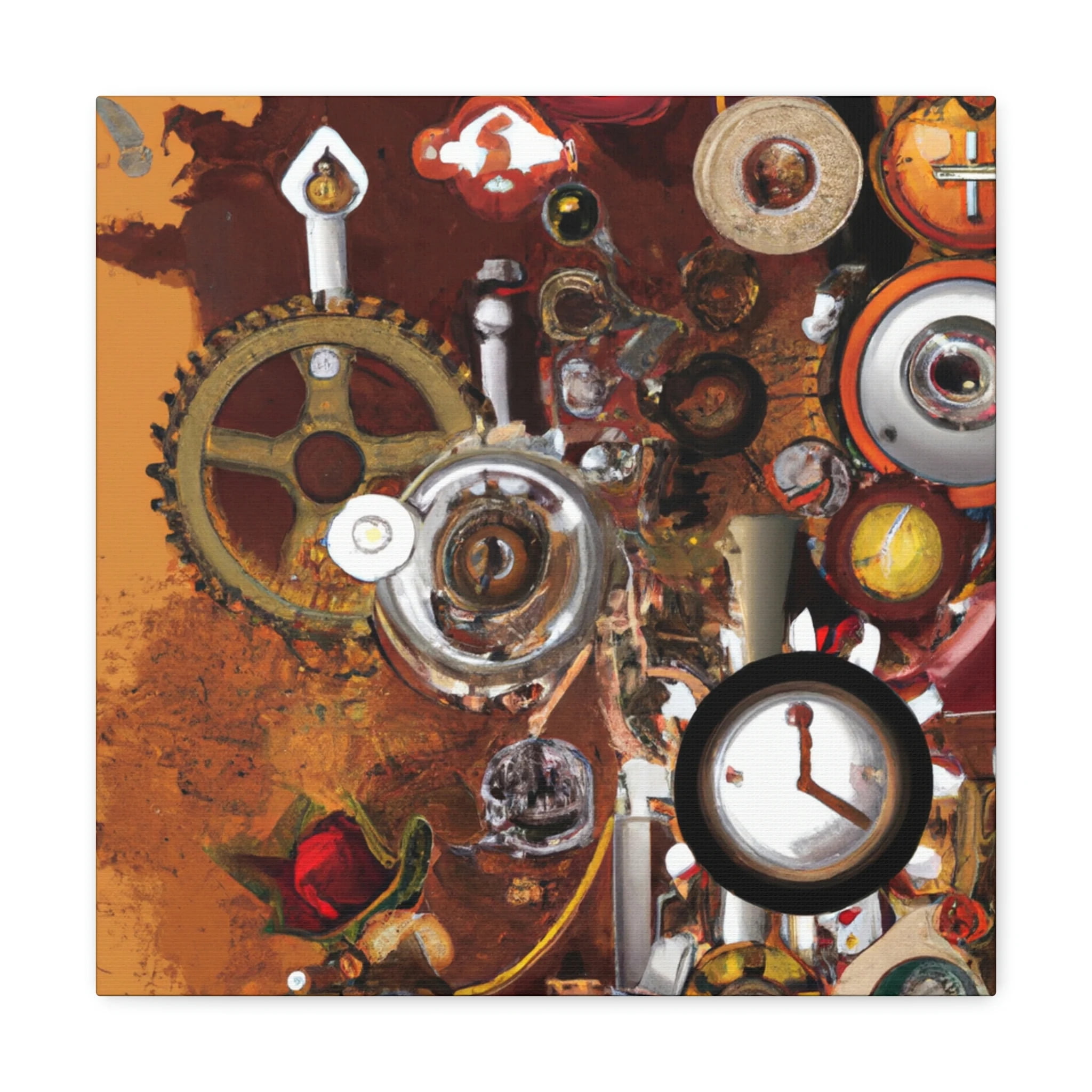 Clockwork Mechanical Symphony - Canvas - Walmart.com