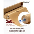 Katbite Parchment Paper Roll 15x210 ft Heavy Duty Baking Paper ...