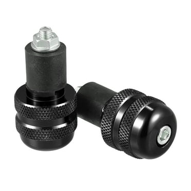 1 Pair Aluminum Alloy Motorcycle Handlebar End Caps, Nonslip Grip ...