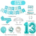 13th Birthday Decorations for Girls, Banner, 13 Years Old Sash and ...