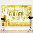 Birthday Backdrop for Girls Women Diamonds Modern Happy Birthday ...
