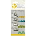 Wilton Borders Piping Tip Set 4-Piece, Metal Decorating Tips for Icing ...