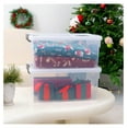 Citylife 22.2 Qt. Plastic Storage Bins with Lids Large Stackable ...
