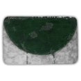 Begin Home Decor C1BM2134OZLU9L 21 x 34 in. Green Half Circle ...