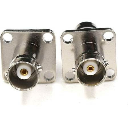 ANHAN BNC Female to Female Panel Mount Connectors Adapters BNC Coax ...