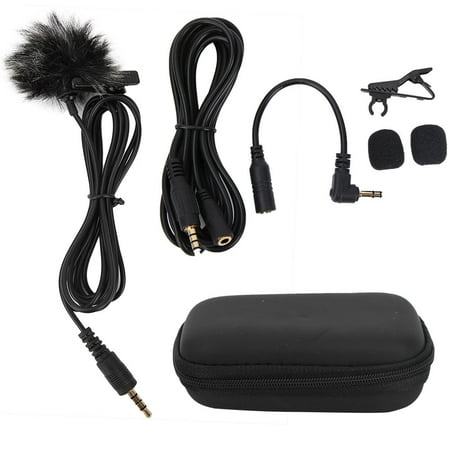 Clip-On Microphone Portable Microphone, Mobile Phone Microphone, 3.5mm ...