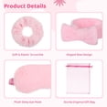 48 Pcs Spa Party Supplies Set, 12 Pink Spa Headbands with Bow, 12 Plush ...