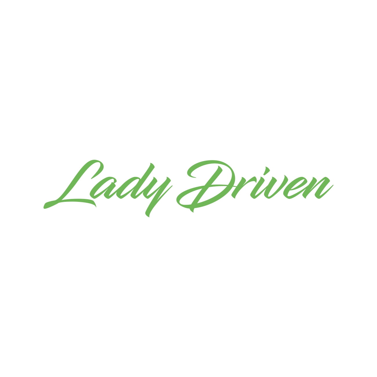 Lady Driven Sticker Decal Die Cut - Self Adhesive Vinyl - Weatherproof ...