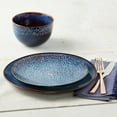 16-Piece Double Bowl Dinnerware Set, Cobalt - Walmart.com