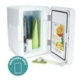 Personal Chiller 6L Mini Fridge Beauty & Skincare Refrigerator, Glass ...
