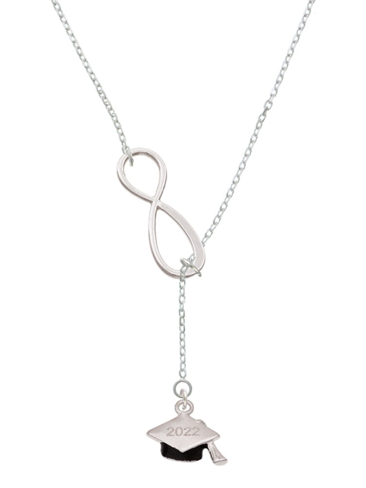 Delight Jewelry Silvertone 3-D Graduation Hat with 2022 Silver tone ...