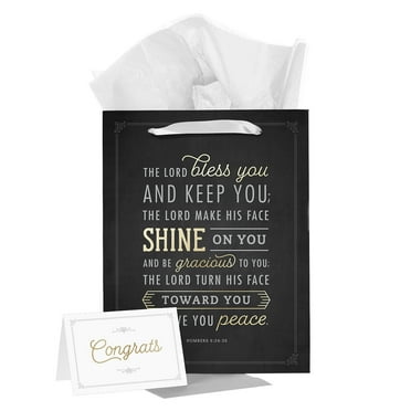 Christian Art Gifts Large Portrait Scripture Gift Bag, Greeting Card ...