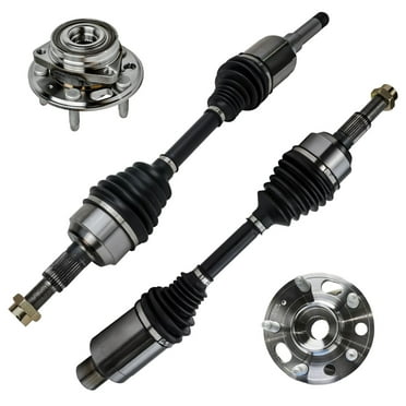 Detroit Axle - 4WD Front Wheel Hub Bearings Lower Control Arms Ball ...