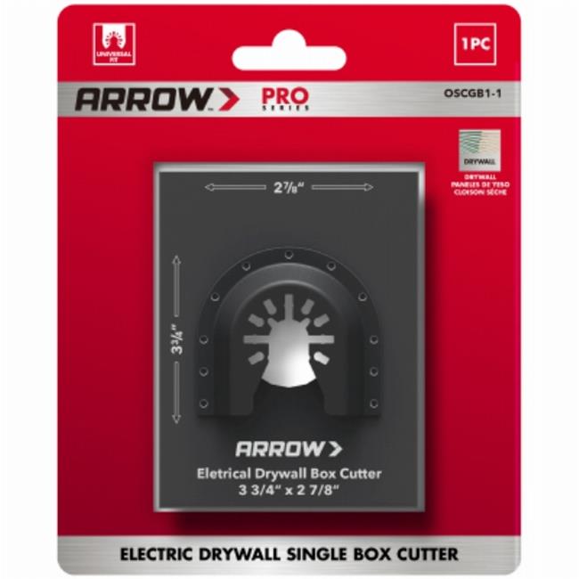 Arrow Fastener 110391 2.87 x 3.75 in. Single Gang Box Cutter, Pack of 5 ...