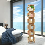 3 Tier Leaning Rack Wall Ladder Book Shelf Bookcase Storage Display ...