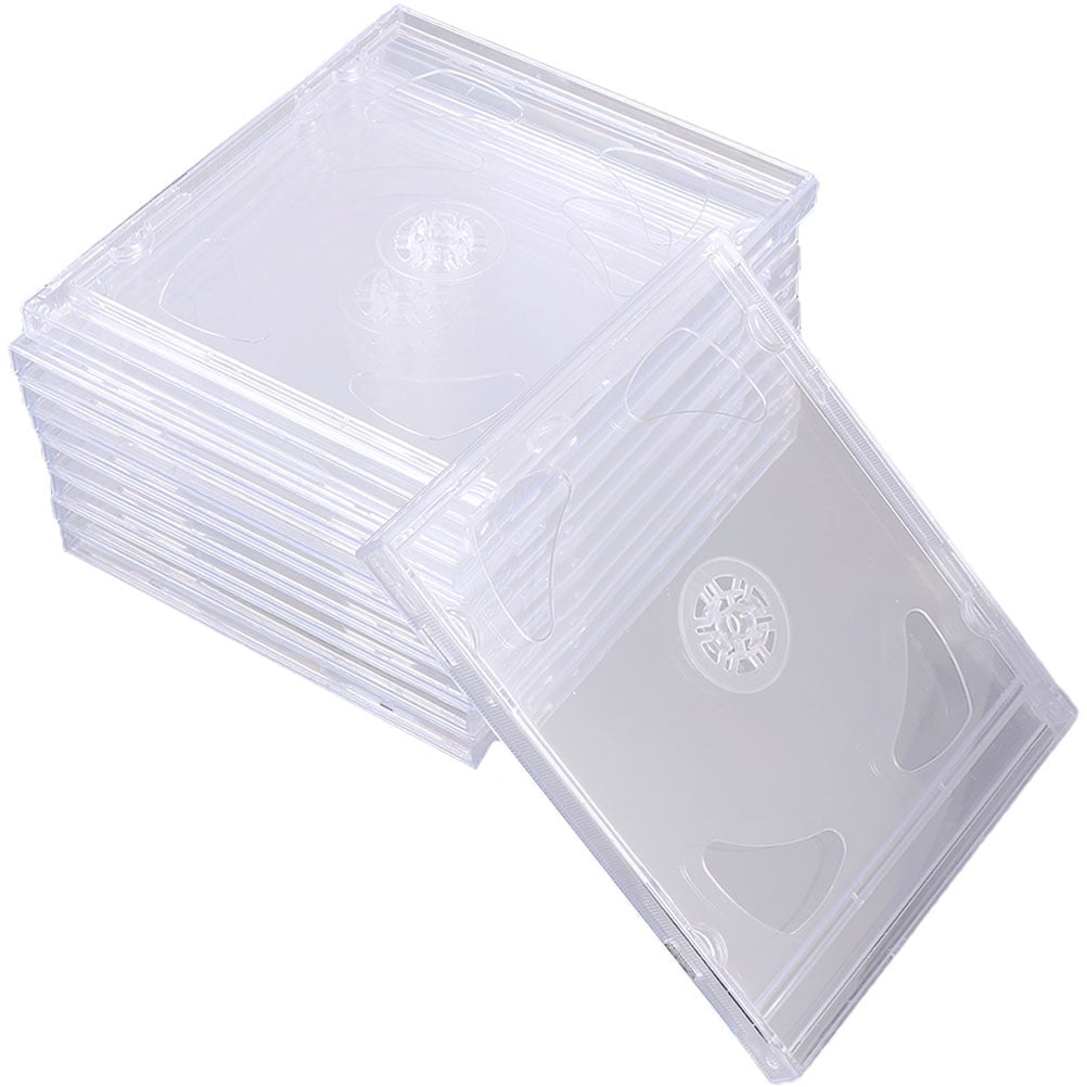 9 estuches dobles para CD y DVD, de acrílico, transparentes. | Walmart ...
