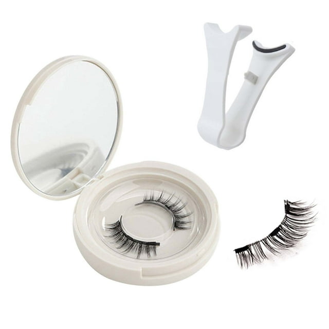 Magnetic Eyelashes with Applicator, Reusable Natural Look Magnetic ...