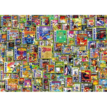 Arcadeageddon! Retro Arcade Game Collage 1000-Piece Jigsaw Puzzle ...