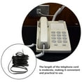 BESTYASH Black Telephone Cord for Landlines with Sturdy Material and ...
