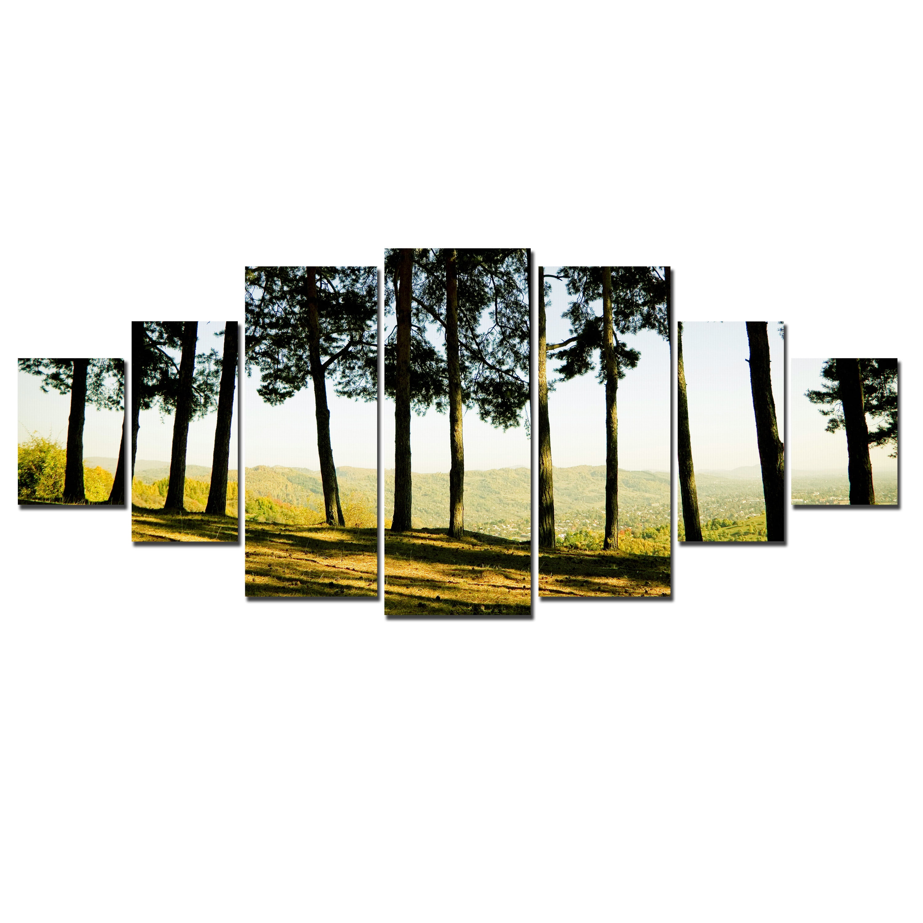 Startonight Huge Canvas Wall Art A View Through Trees, USA Large Home ...