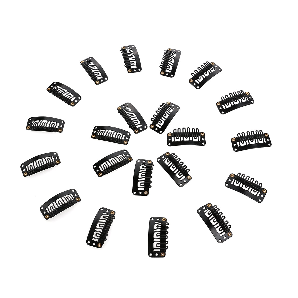 Click here for Masteelfca 20pcs 6-Teeth Snap-Comb Wig Clips With... prices