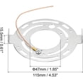 SHAANXIXIAN 115mm Round Ceiling Light Plate Kit, 1 Set Light Fixture ...