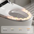 Smart Integrated Heated Toilet with Auto-Open Function, Kick Sensor ...