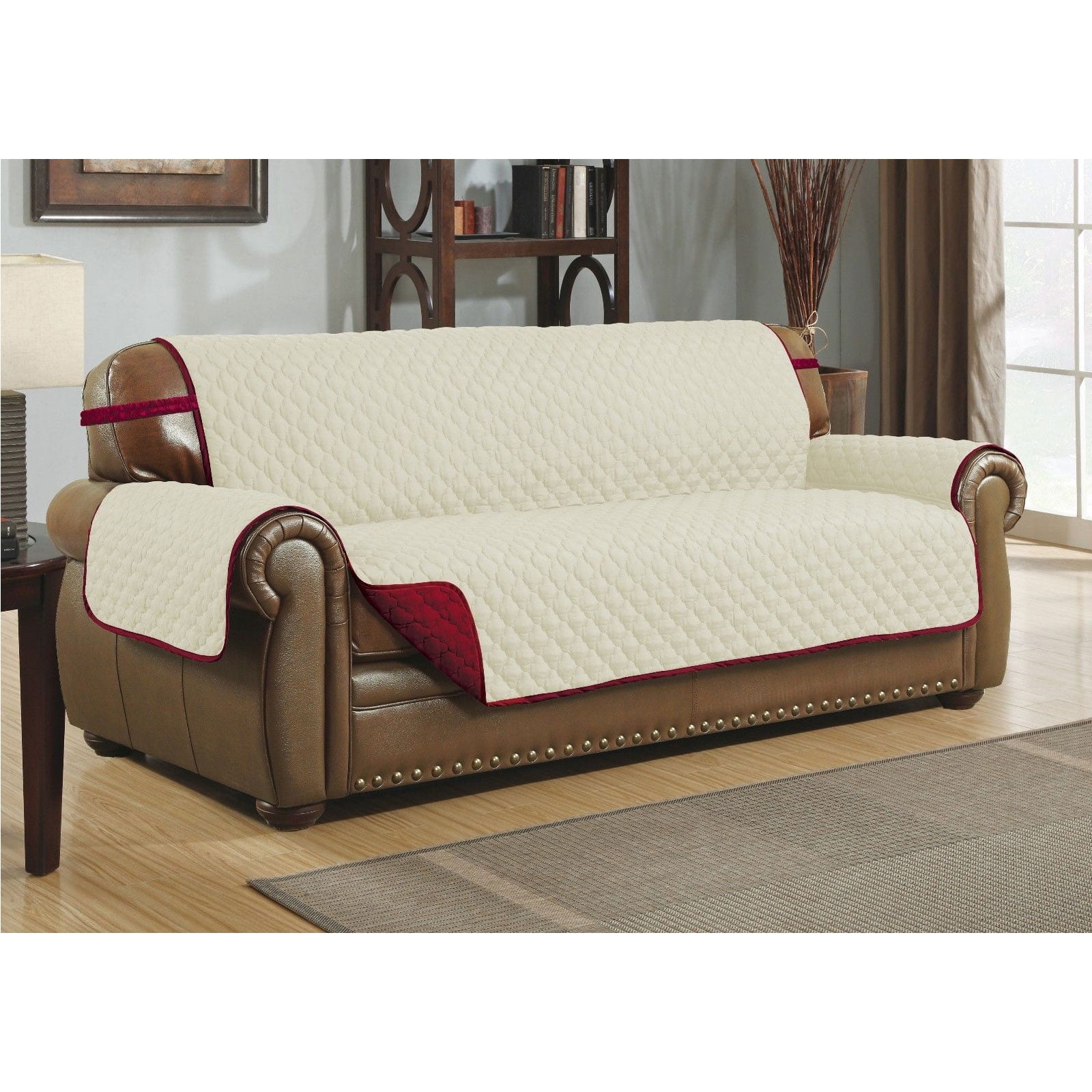 Linen Store Quilted Reversible Microfiber Furniture Pet Protector [Sofa ...
