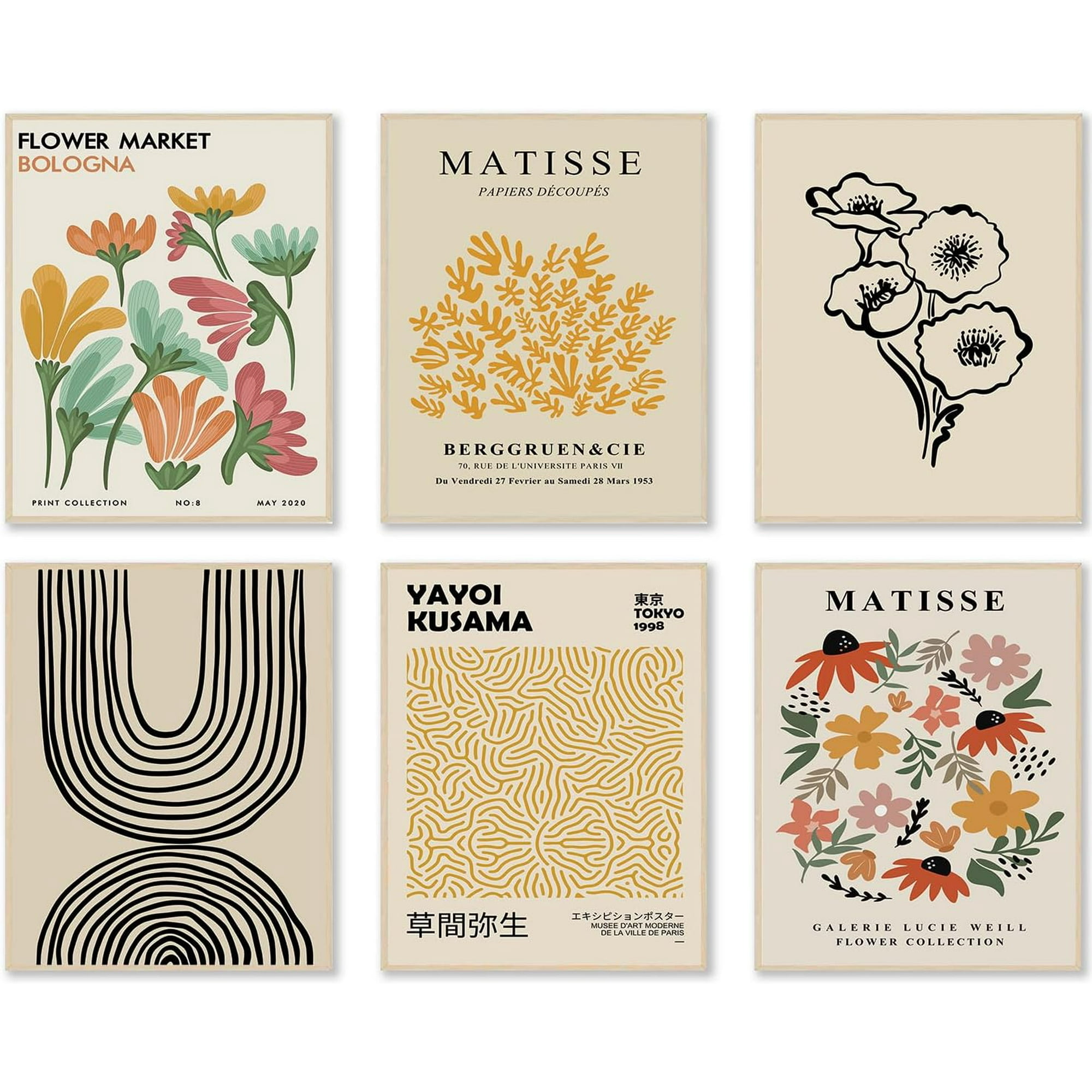 Click here for Oruyrop Matisse Wall Art Prints Set Of 6  Abstract... prices