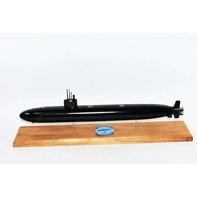 USS Springfield SSN-761 (Black Hull) Submarine Model, US Navy, Scale ...