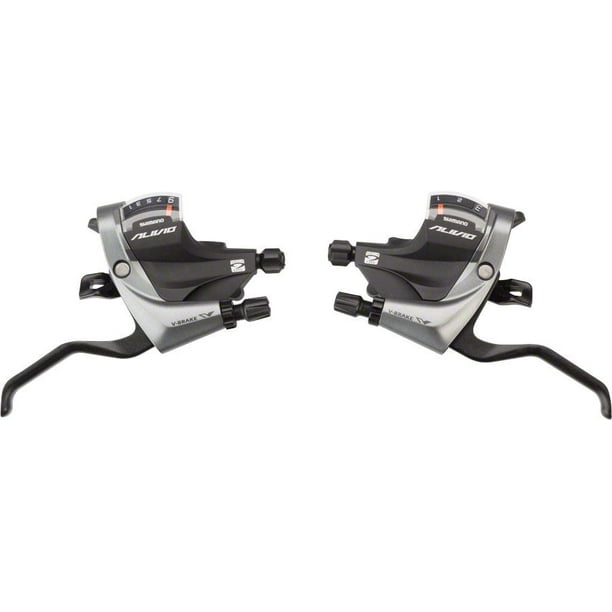 Shimano Alivio M4000 3x9-Speed Brake/Shift Lever Set - Walmart.com ...