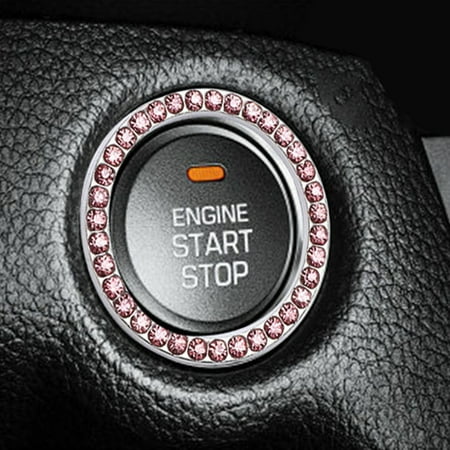 Newest Upgraded 2 PACKS Exquisite Car One Button Start Button Imitation ...