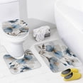 4 Piece Shower Curtain Sets Shower Curtain Set with Non-Slip Rugs ...