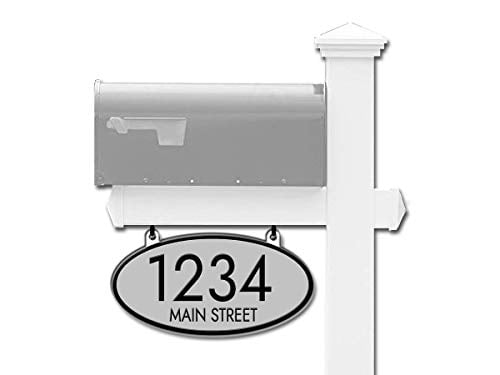 Reflective Hanging Mailbox Address Sign, Double Sided (Gray) - Walmart ...