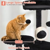 NiamVelo Large Adult Kitty 54-in Tall Double Condo Cat Tree Tower ...