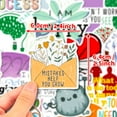 100PCS Motivational Stickers for Emotional Support, Water Bottle Laptop ...