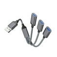 USB Y Splitter Cable for Charging OTG 3 in 1 USB Male to 3 USB 2.0 ...